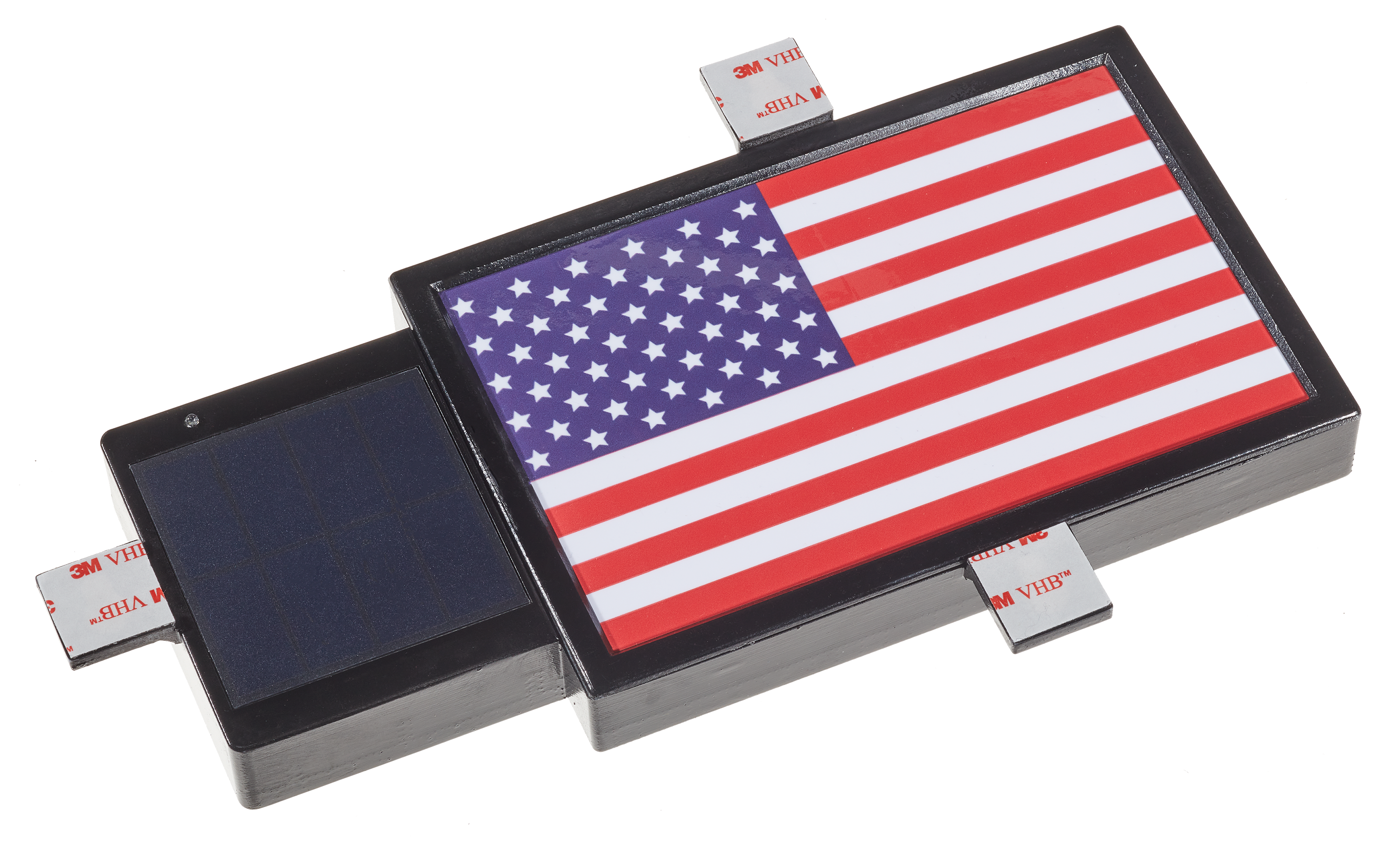 Canedy Athletics American Flag Light-Up Car Window Decal | BoondockGear.com